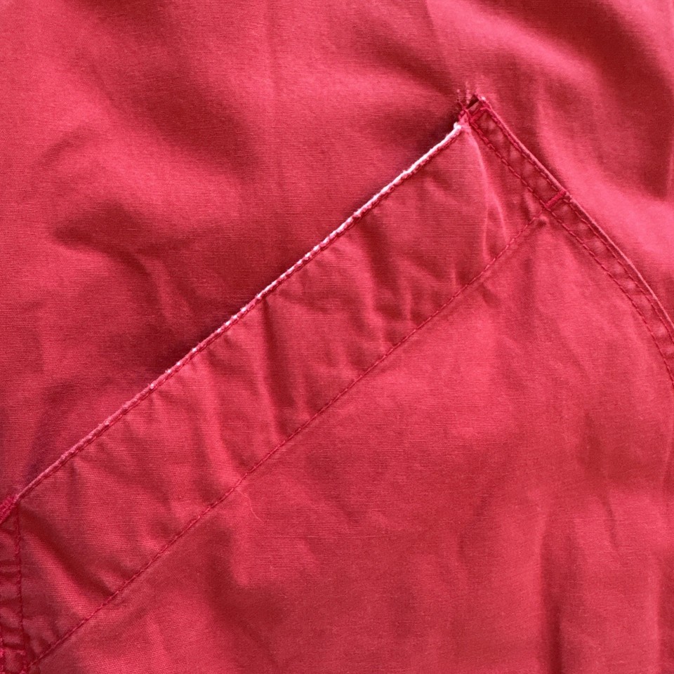 J.Crew Red Barn Jacket Corduroy Collar Plaid Lined Field Coat Cotton XS ...
