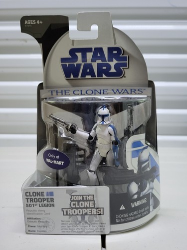 501st Legion Clone Trooper STAR WARS The Clone Wars TCW MOC Walmart NEW ...