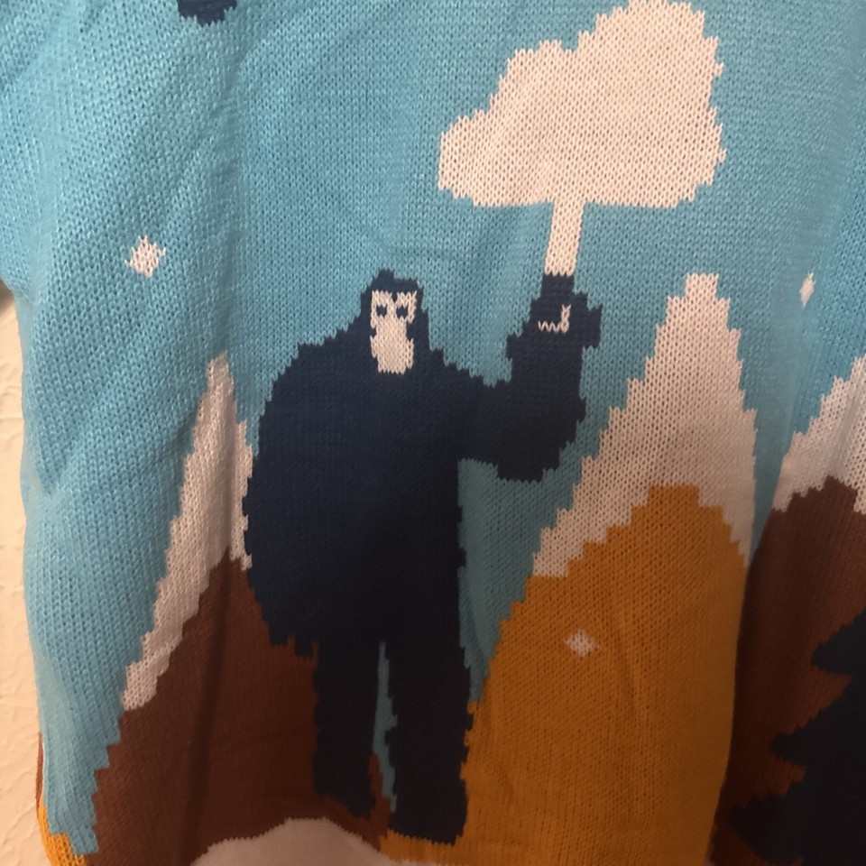 Roody Ugly Christmas Holiday Sweater f5 IT Promo SaaSquatch Men's or ...