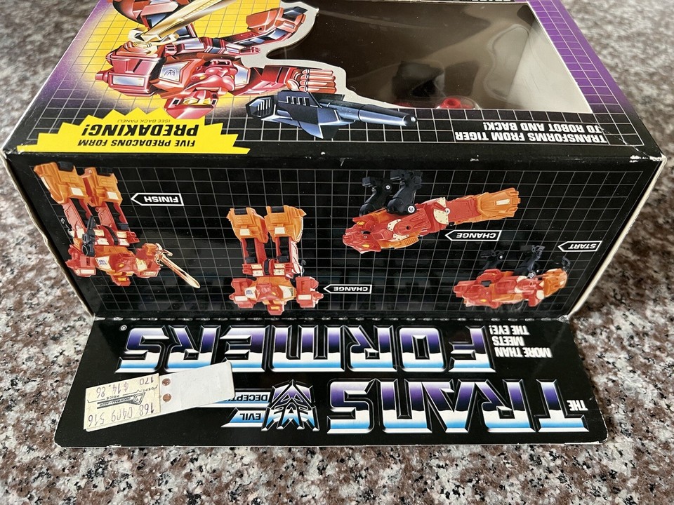 Transformers G1 Rampage Predacon Decepticon 1986 MISB | eBay