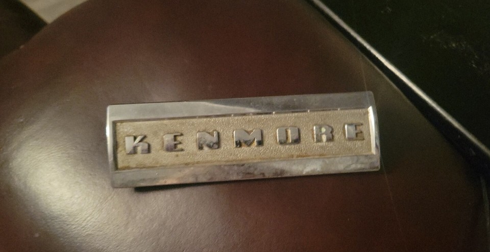 Kenmore Nameplate Badge, Diecast, vintage | eBay