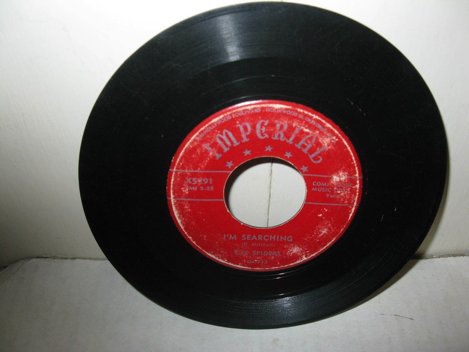 RARE SPIDERS 45 RPM RECORD I'M SLIPPIN' IN IMPERIAL #5291 1954 | eBay