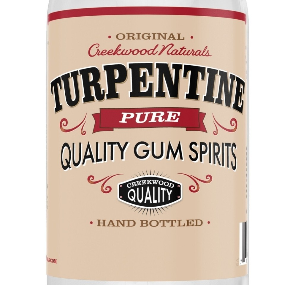 100% Pure Gum Spirits Turpentine MADE IN USA Pine Tree Turps QUICK SHIP ...
