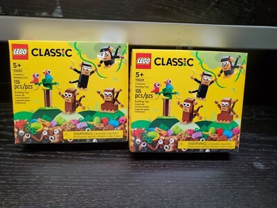 LEGO Classic Creative Monkey Fun 11031 Building Toy Set 135 Pieces Lot ...