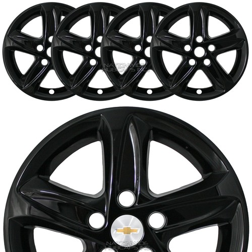 for Chevrolet Malibu L LS 2019-2025 Black 16" Wheel Skins Hub Caps Rim ...