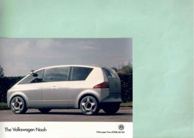 photo de presse / press photo original VW Noah concept 1997 | eBay
