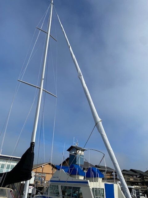 Sailboat Sail , Staysail , Jib , New, Luff length: 12.03 Meters (39.47 ...