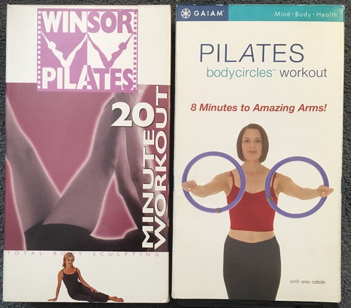 Gaiam Pilates Bodycircles VHS Video Fitness Workout Exercise+ Winsor ...