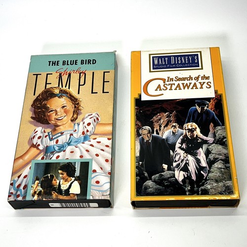 VHS Shirley Temple-Blue Bird, & In Search Of The Castaway-Hayley Mills ...