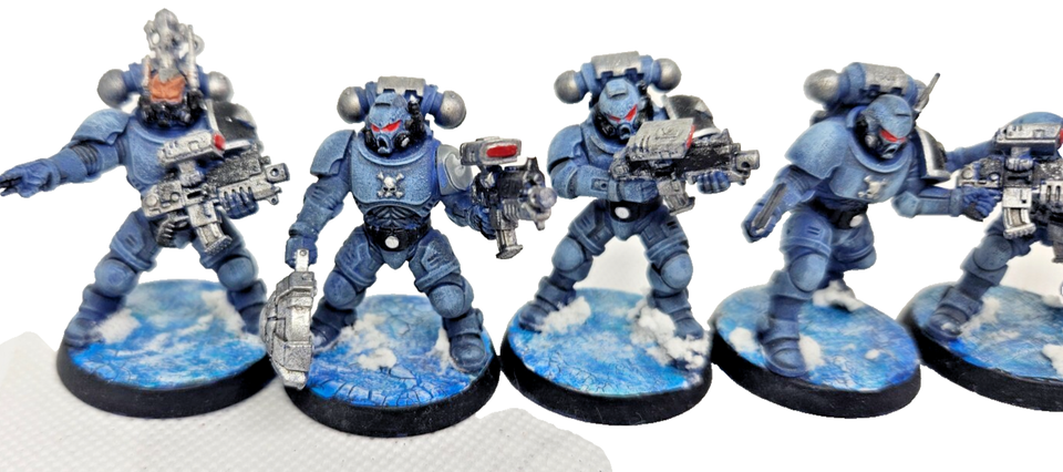 Warhammer 40k Space Marine Incursors Space Wolves Painted 40 k Games ...
