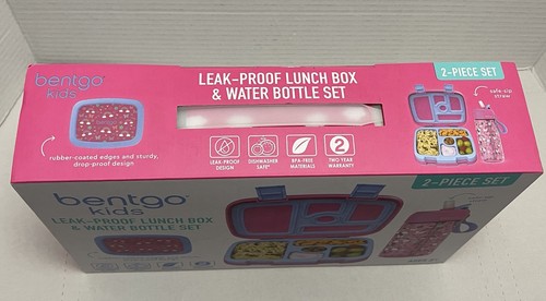 Bentgo Kids Rainbow Leak-Proof Lunch Box & Water Bottle Set New | eBay