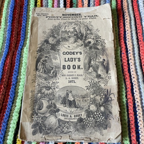 Nov 1871 - GODEY'S LADY'S BOOK - FASHION ILLUSTRATIONS - ARTICLES FOR ...