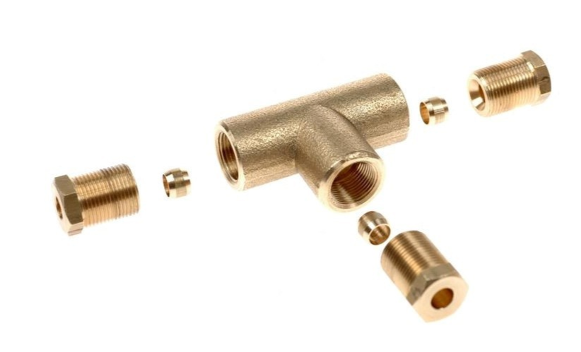 3 Way Equal T Compression Fitting For 6mm x 6mm Copper Pipe Tube | eBay