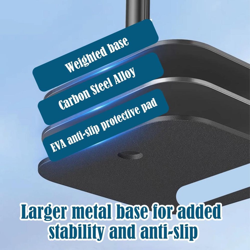 Portable Monitor Stand up to 18" Adjustable 360° Swivel Bracket Tablet ...