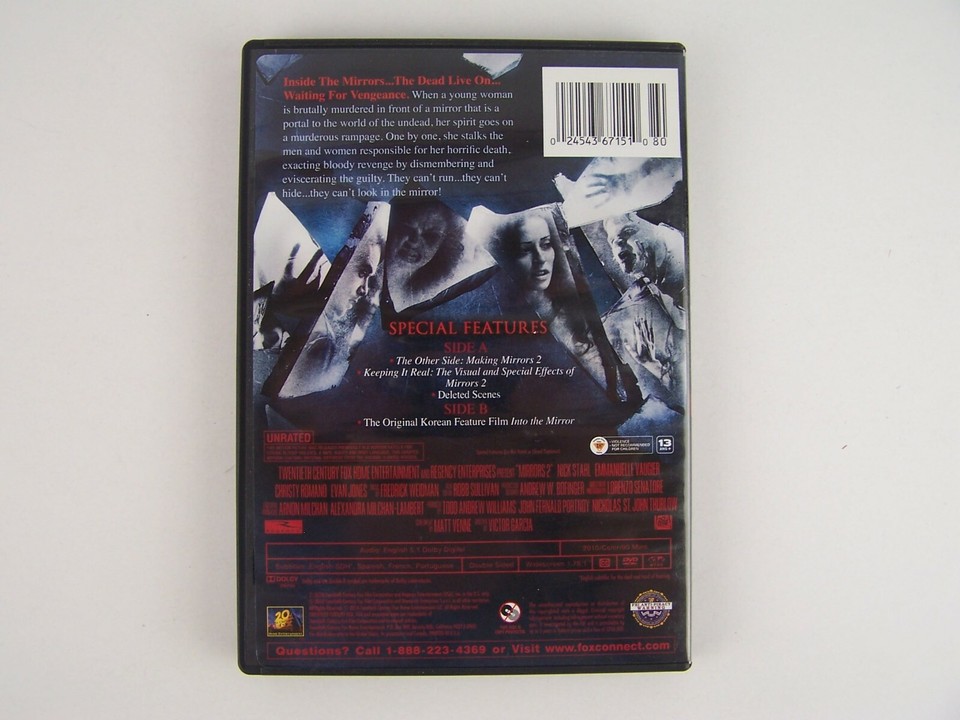 Mirrors 2 Unrated DVD Nick Stahl, Emmanuelle Vaugier 24543671510 | eBay