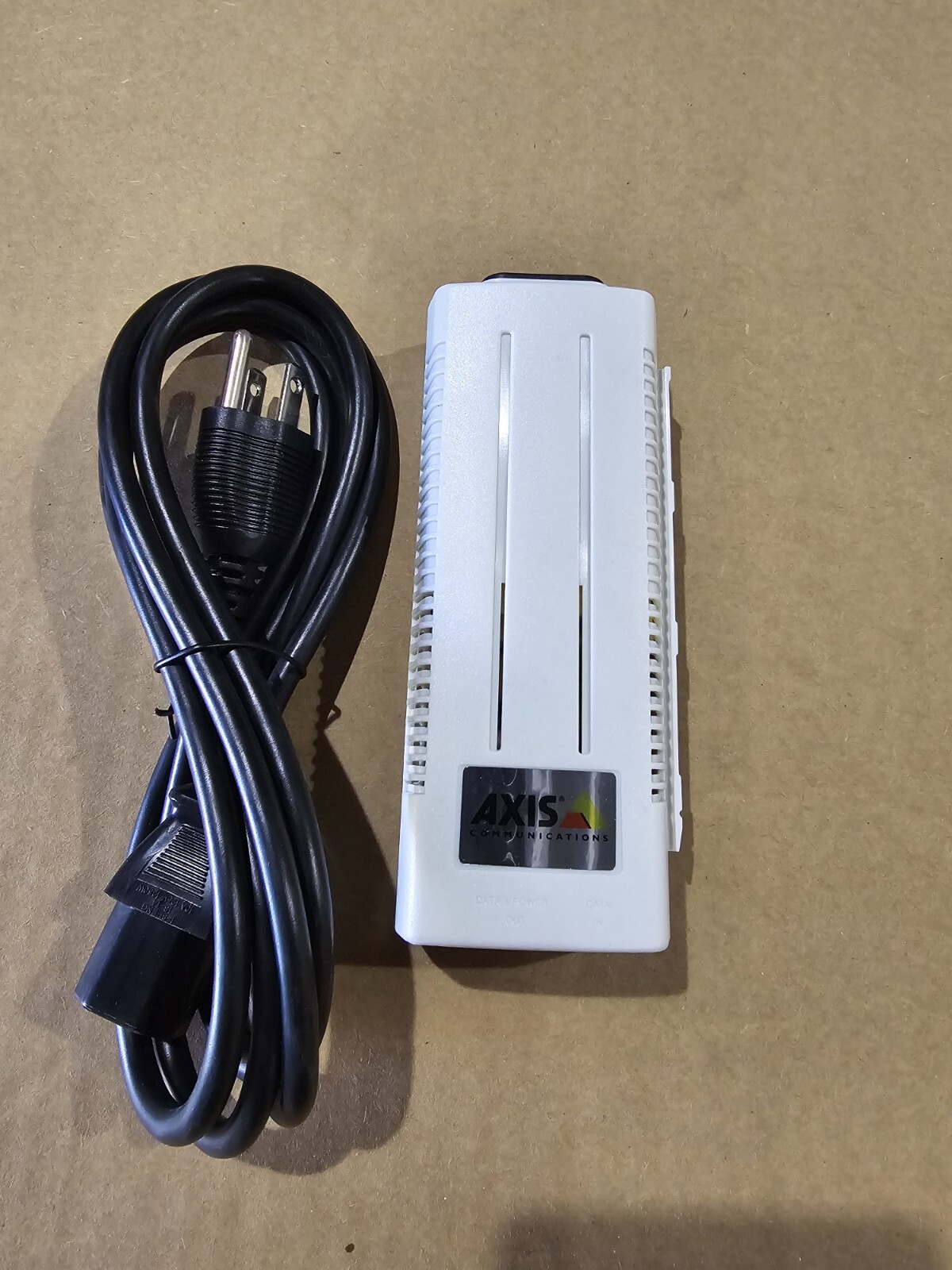 AXIS PD-3001/AC POE Midspan 1 Port Injector 48V 0.35A 0226-001 w/ Power ...