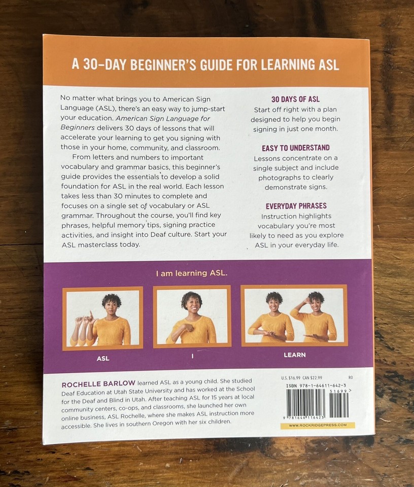 American Sign Language for Beginners : Learn Signing Essentials in 30 ...