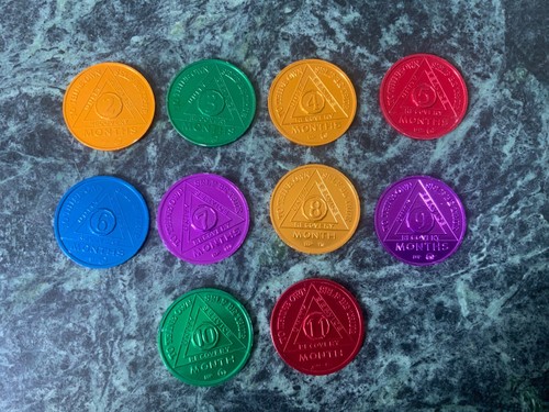 SET of 10 Recovery AA Medallion Coins (2- 11 month Commemorative) | eBay