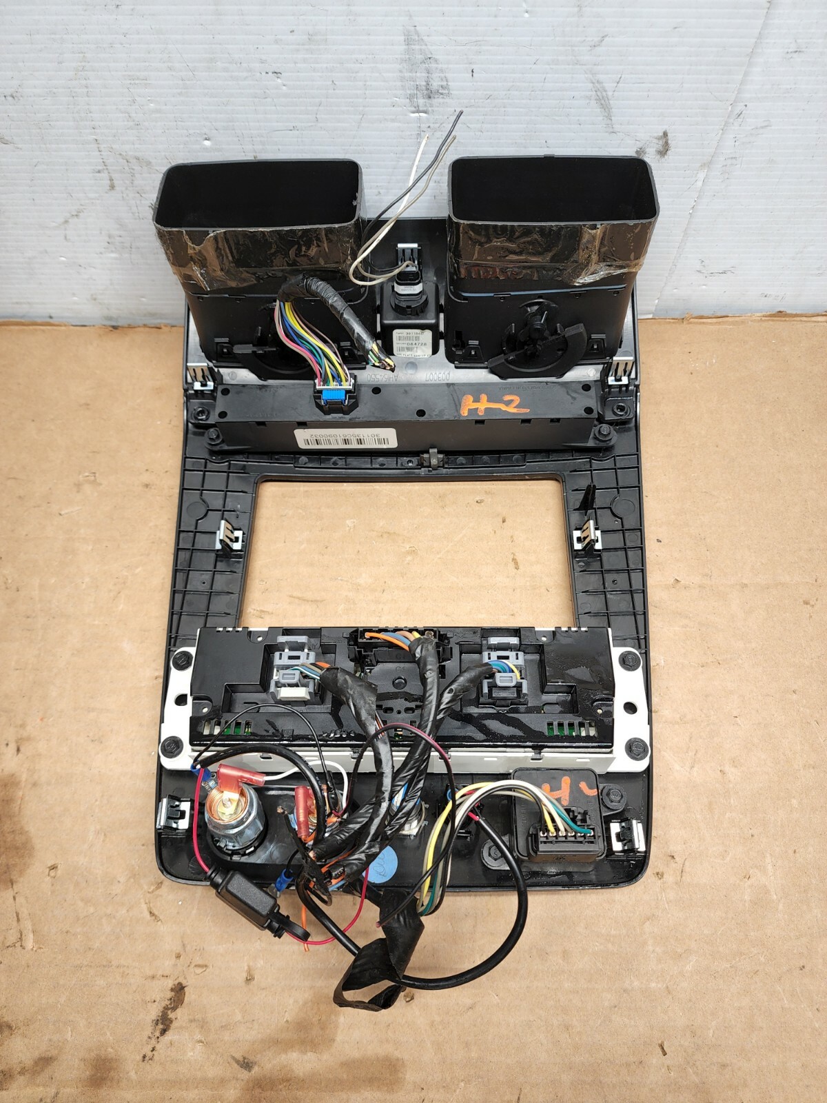 06-10 Hummer H3 Climate Heater AC Temp Control Radio Dash Bezel ...