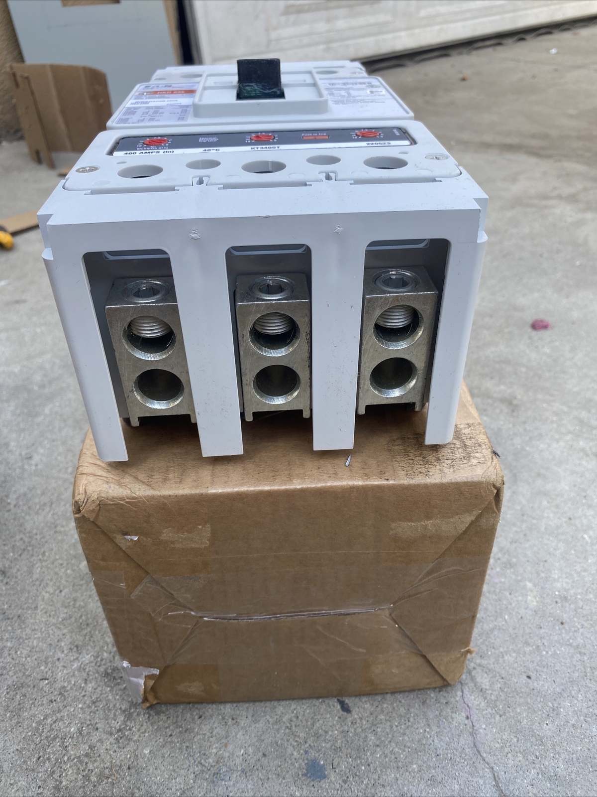 EATON HKD3400F CIRCUIT BREAKER 400A 600VAC 65KA 3 Pole + KT3400T ...