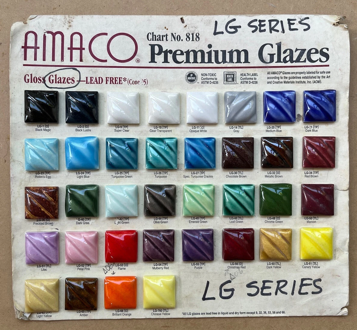 Amaco Ceramic Glazes