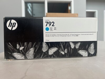 HP 792 Latex Ink Cartridge 775ml - Cyan Latex 210 260 280 | eBay