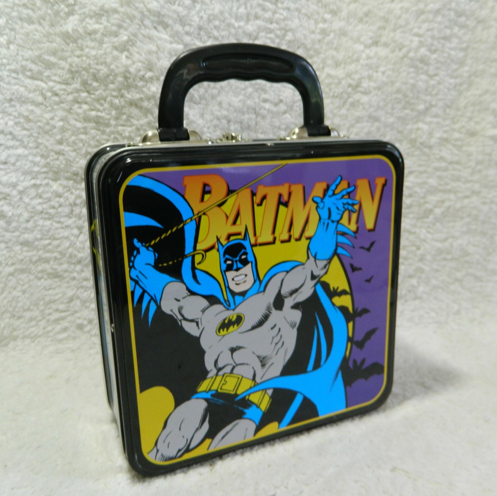 Batman Tin Tote 7.3 x 3 x 9.5 #76169 DC Comics aka Lunch Box | eBay