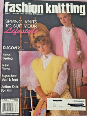 Fashion Knitting Magazine Issue Number 34 1988 | eBay