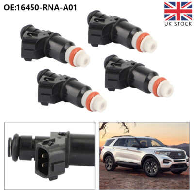 4 x Flow Matched Fuel Injectors for Honda Civic 2006-2011 1.8L 16450 ...