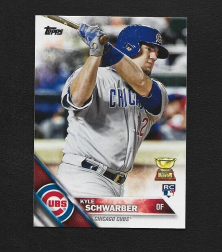 2016 Topps Series 1 Kyle Schwarber #66 Factory Set Variation - Chicago ...