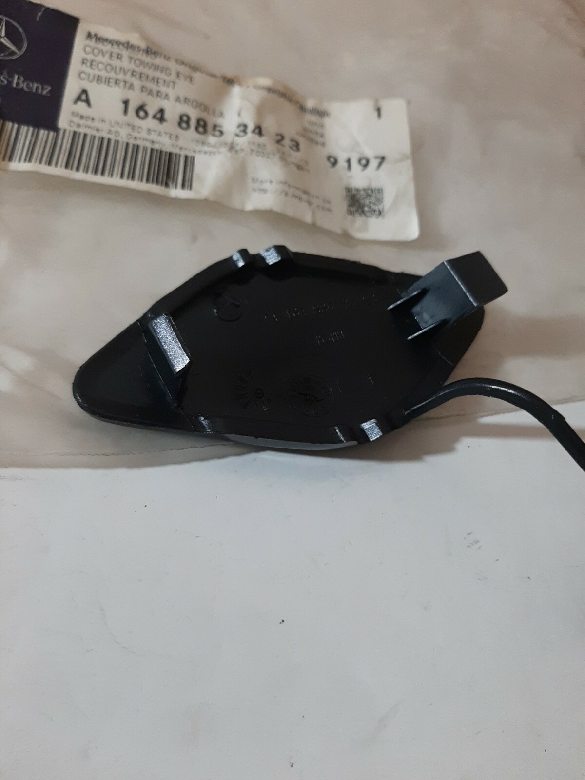 MERCEDES W164 ML TAPPO GANCIO TRAINO PARAURTI ANTERIORE OEM A1648853423 ...