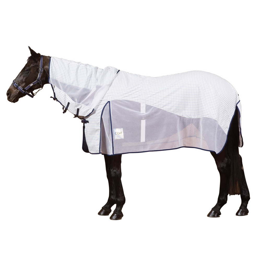 WEATHERBEETA KOOL COAT AIRSTREAM MESH ATTACHED NECK COMBO HORSE FLY RUG ...