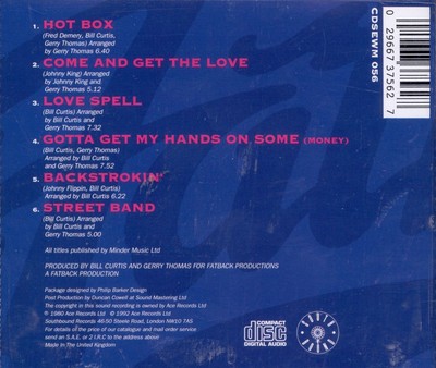 THE FATBACK BAND - HOT BOX NEW CD 29667375627| eBay