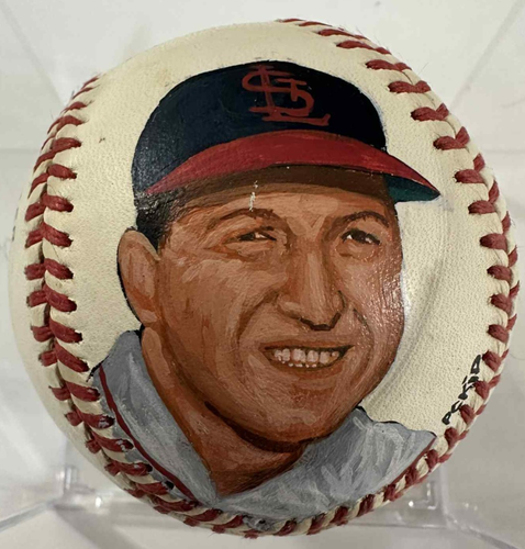Stan Musial Hand Painted Baseball Signed By Stan Musial & Artist | eBay