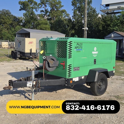 Doosan 425 CFM - 375 CFM Portable Air compressor , Cummins engine, LOW ...