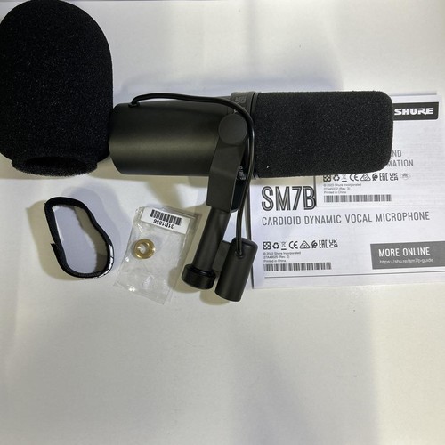 Shure SM7B Dynamic Microphone XLR Used for Streaming Gaming Vocal ...
