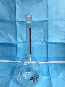 Pyrex C.G.W. 1000ml Flat Bottom Flask. #12570 | eBay