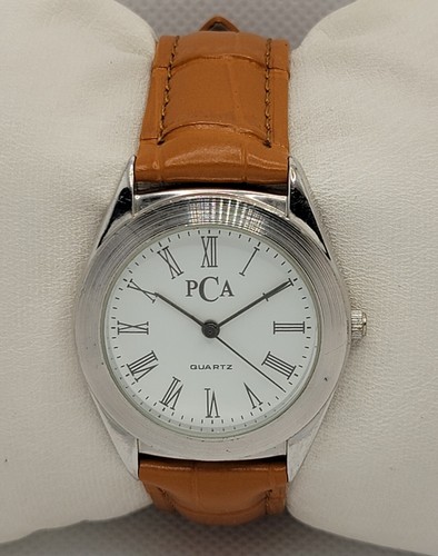 Mens Pier Carlo D’Alessio Designer Collection PCA Brown Leather Strap ...