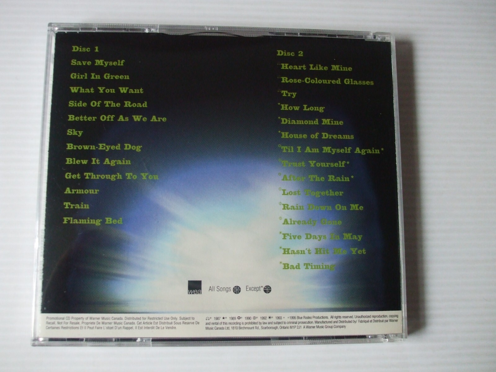 BLUE RODEO --- NOWHERE TO HERE / FROM THERE TO HERE BEST OF [ 2 CD ...