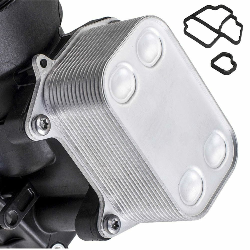 UK Oil Filter Housing + Cooler Cap & Gasket For VW AUDI 2.0TDI 1.6TDI ...
