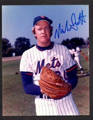 Mike Scott Signed Autographed 8 x 10 Photo New York Mets FREE SHIPPING ...