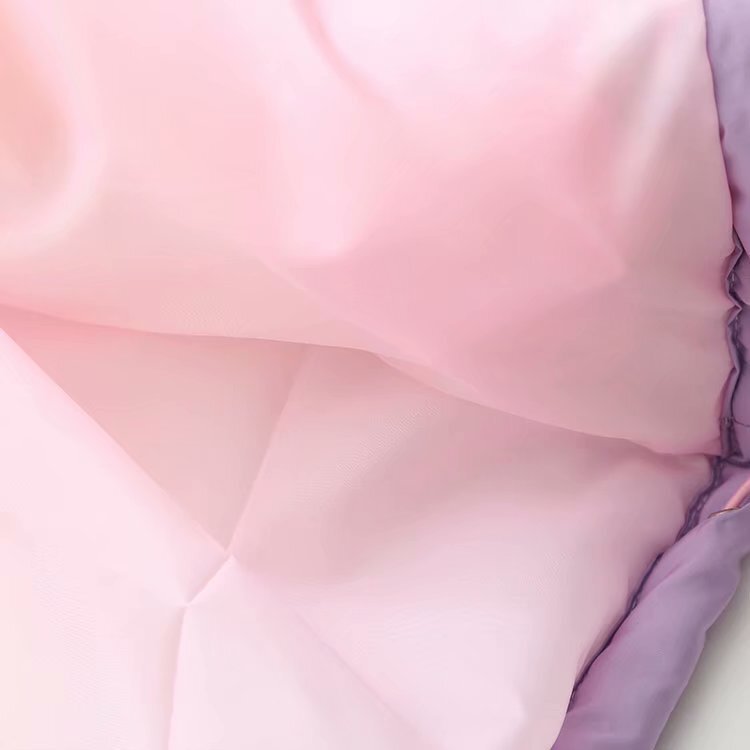 New Women Rainbow Pastel Color Jacket Parka Girl Harajuku Oversized ...