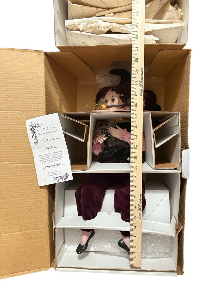 Kay McKee Porcelain Doll The Entertainer Klowns By Kay RARE IOB COA ...