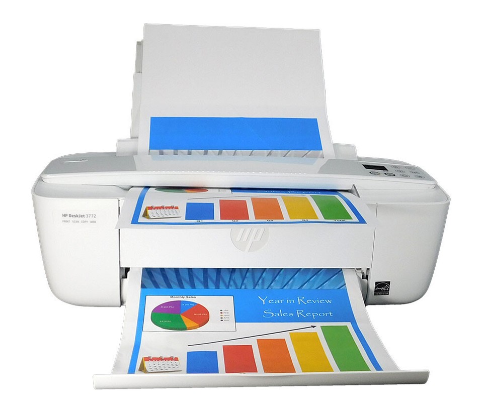 HP DeskJet 3772 T8W88A All-in-One Wireless Color Inkjet Printer ...