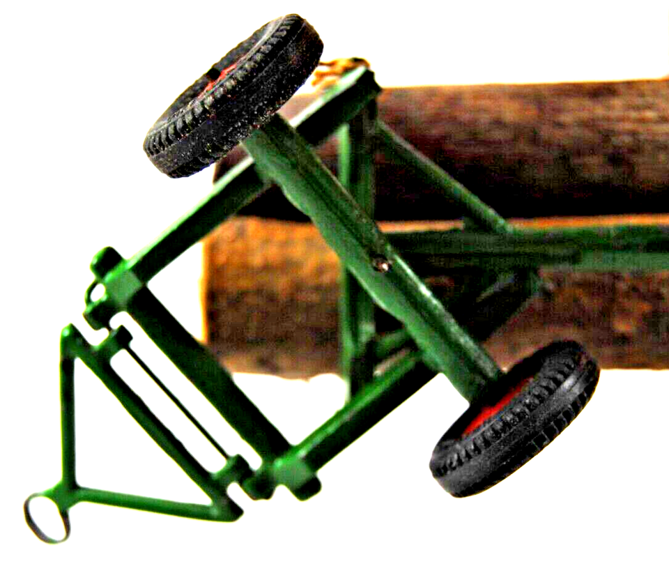 Rare 1:32 Britains Farm 9560 TIMBER EXTENDABLE Transport TRAILER w ...
