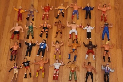 Huge Lot Of 28 Vintage 1980s WWF Wrestling Action Figures Don't Miss ...