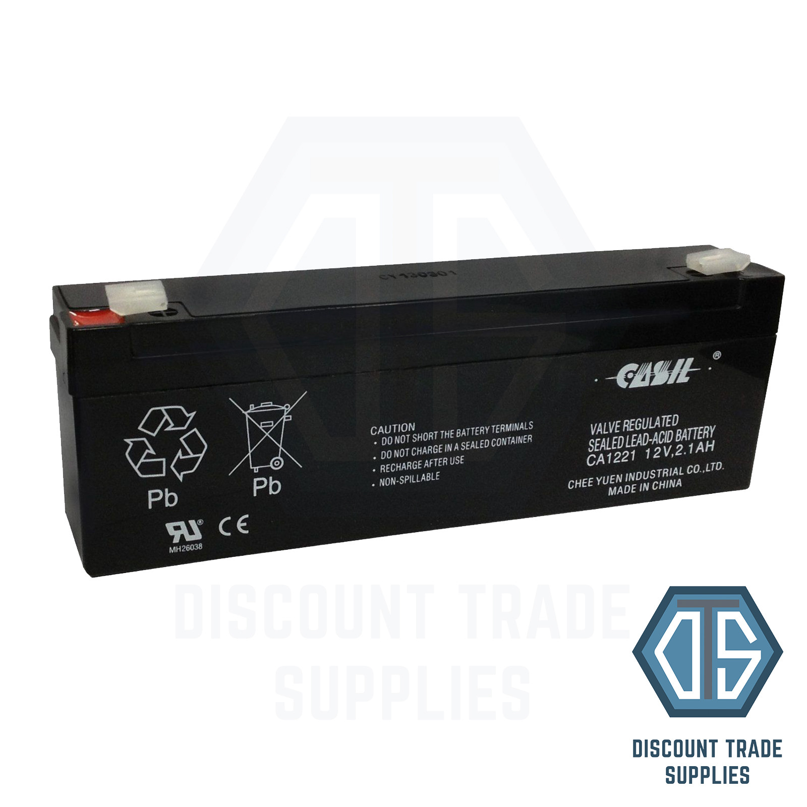 Security Intruder Alarm Battery 12V 2.0Ah Rechargeable Sealed Lead Acid ...