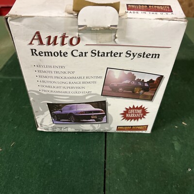 bulldog security remote starter rs102e | eBay