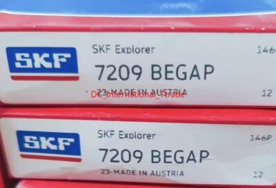 NEW SKF 7209 BEGAP single row angular contact ball bearing 1PCS #XP | eBay