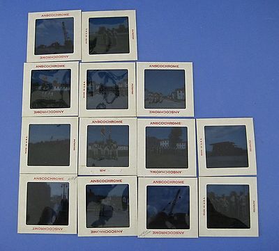 Lot 13 Ansochrome Color Transparencies Slides Military Trucks Soldiers ...